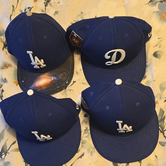 New Era | Accessories | New Era Navy Blue Fitted Hats With Embroidered ...